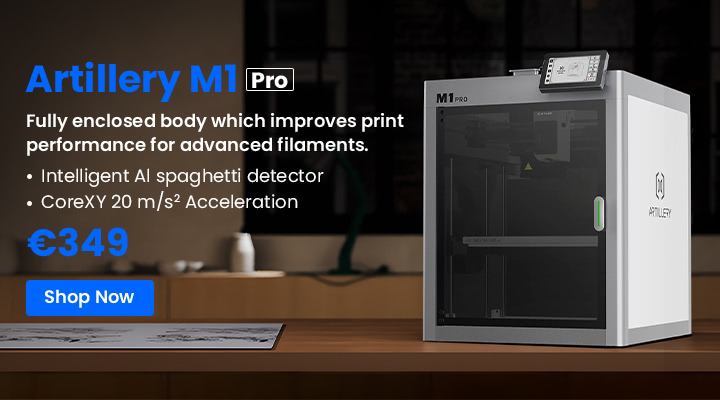 Artillery M1 Pro 3D Printer Sale, 600mm/s, Aluminum Frame, 349€ 200pc ...
