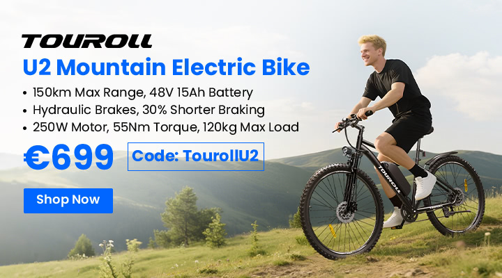 Touroll U2 Mountain Electric Bike Sale - Geekbuying.com