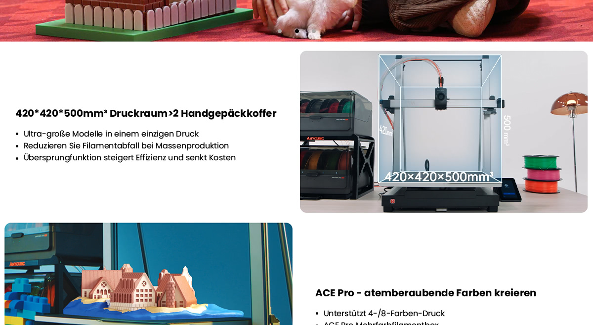 Anycubic Kobra 3 Max Combo, 100€ Rabatt mit Code ANY100 – inklusive ...