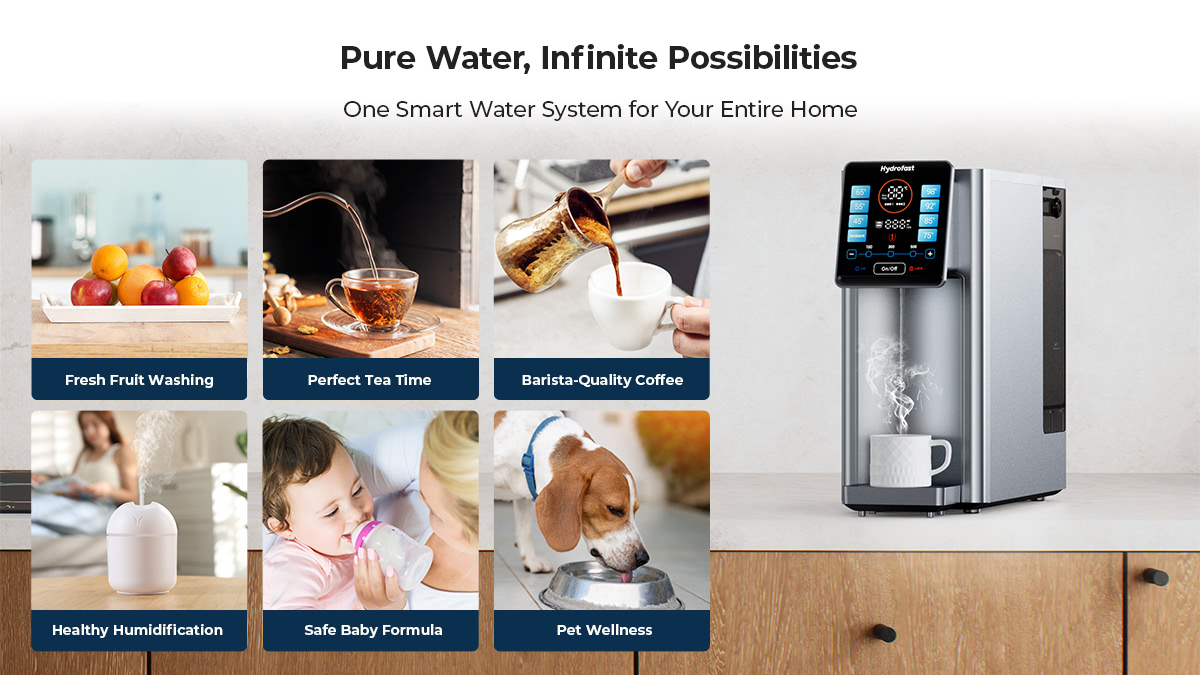 Hydrofast W100 Countertop Water Purifier Global Launch - Geekbuying.com