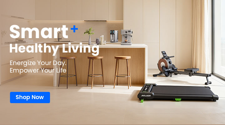 Smart Healthy Lifestyle with Walking Pad, Coffee Maker & Water Purifier ...