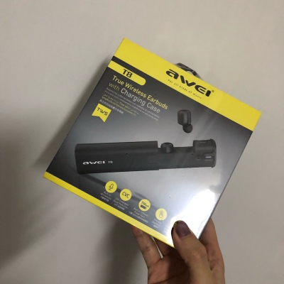 Awei T5 TWS Bluetooth 5.0 Earbuds Black