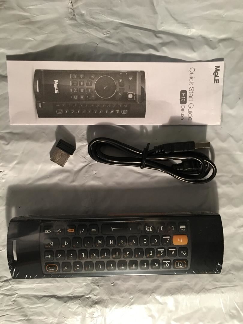 MeLE F10 Deluxe 2.4GHz Wireless Fly Air Mouse Keyboard 6 Axial Gyro