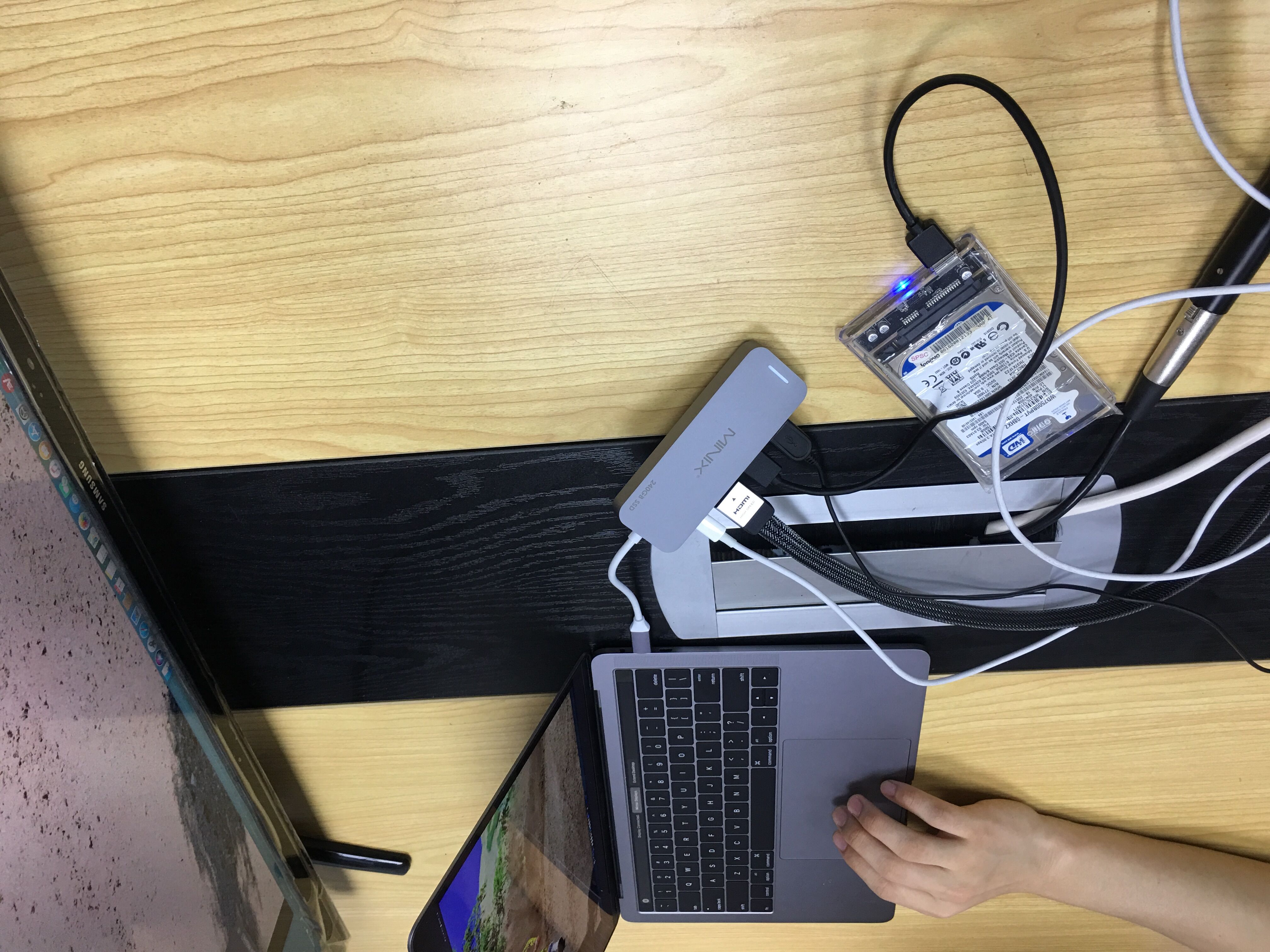 MINIX NEO C SSD USB-C HUB With 240G SSD Space Gray