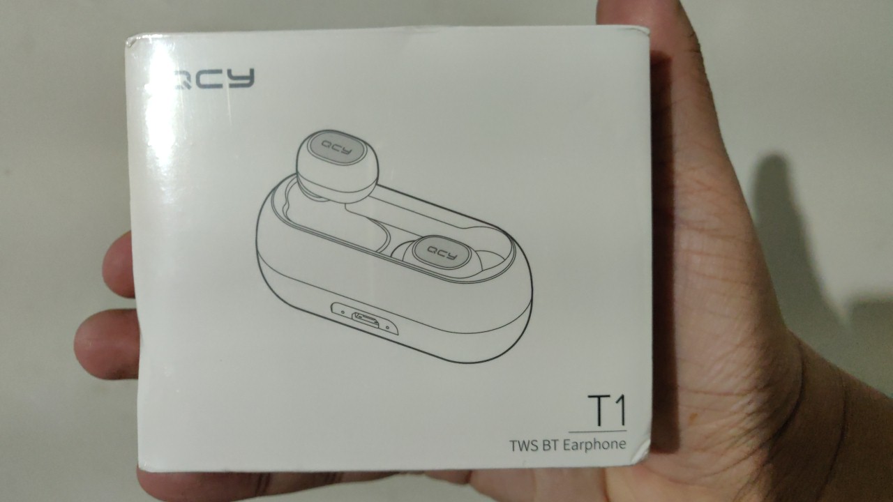 QCY T1C TWS Dual Bluetooth 5.0 Earphones Black