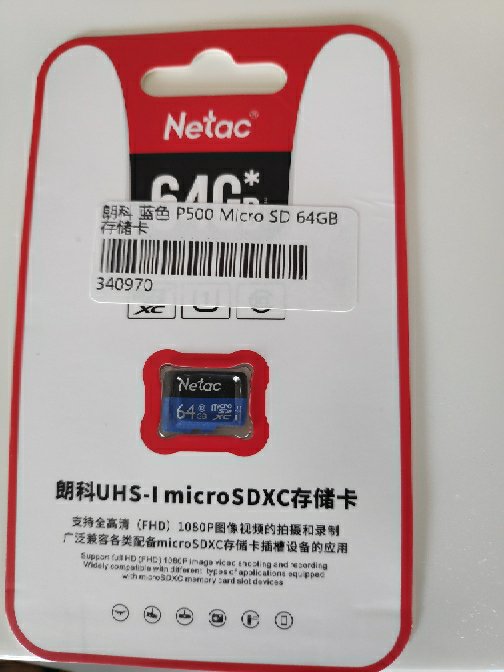 Netac P500 32GB Micro SD Memory Card TF Cards Blue