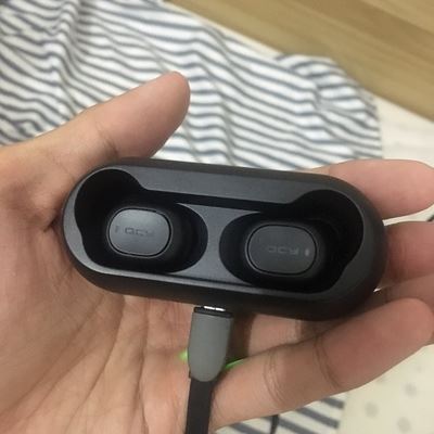 QCY T1C TWS Dual Bluetooth 5.0 Earphones Black