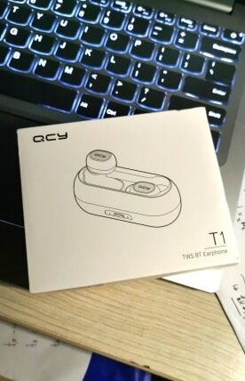 QCY T1C TWS Dual Bluetooth 5.0 Earphones Black