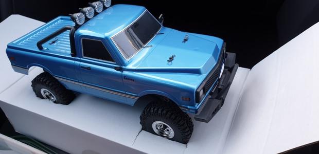 Hobby Plus CR-18 Convoy Body 4WD Brushed RC Car RTR Blue