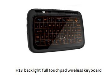 H18 Backlight Full Touchpad Wireless Keyboard