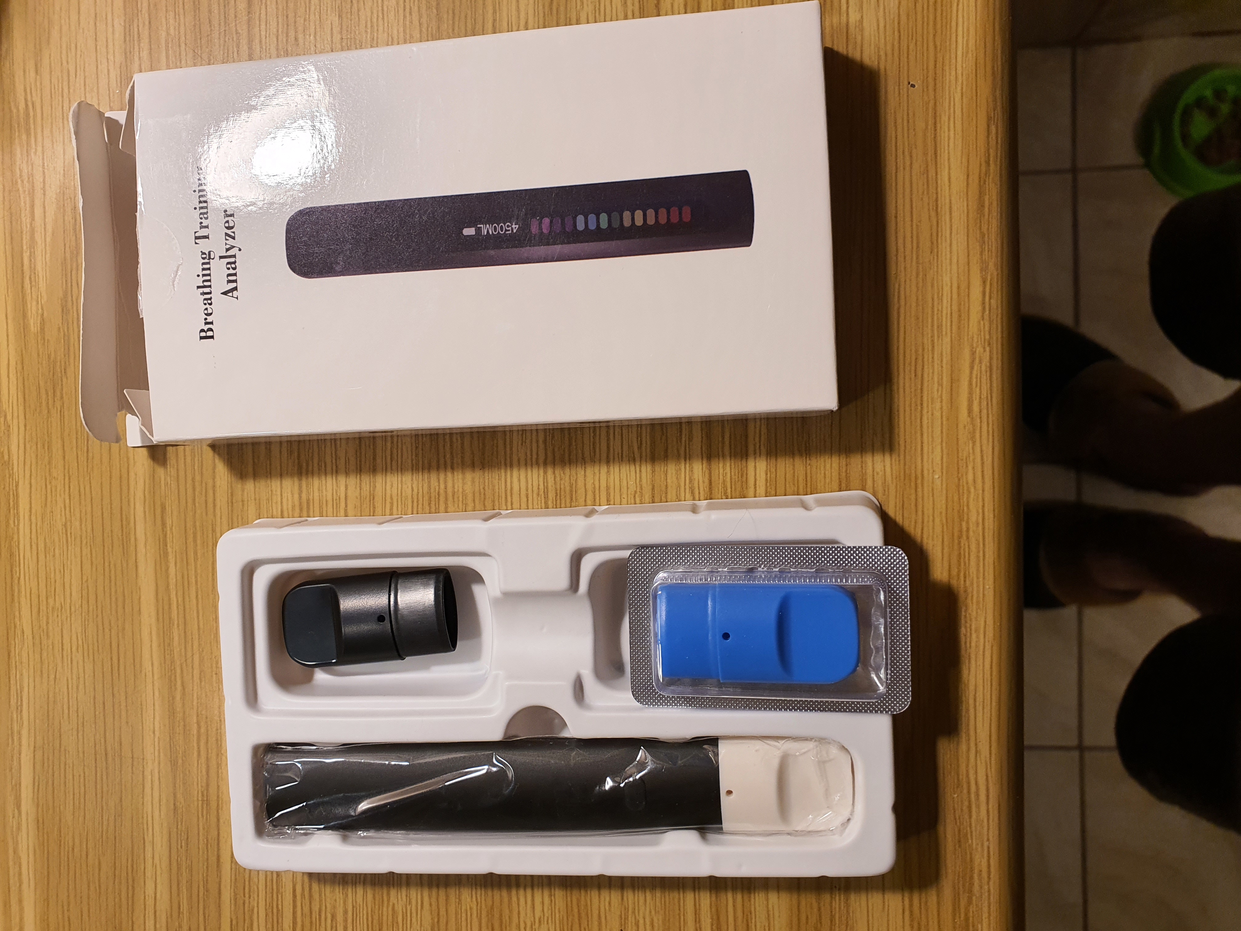 Breathru Spirometer Lung Function Feedback Breathing Monitor Record