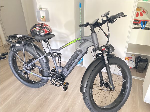 BURCHDA RX80 Electric Bike 26*4.0 Inch 48V 18Ah 45Km/h 1000W Motor