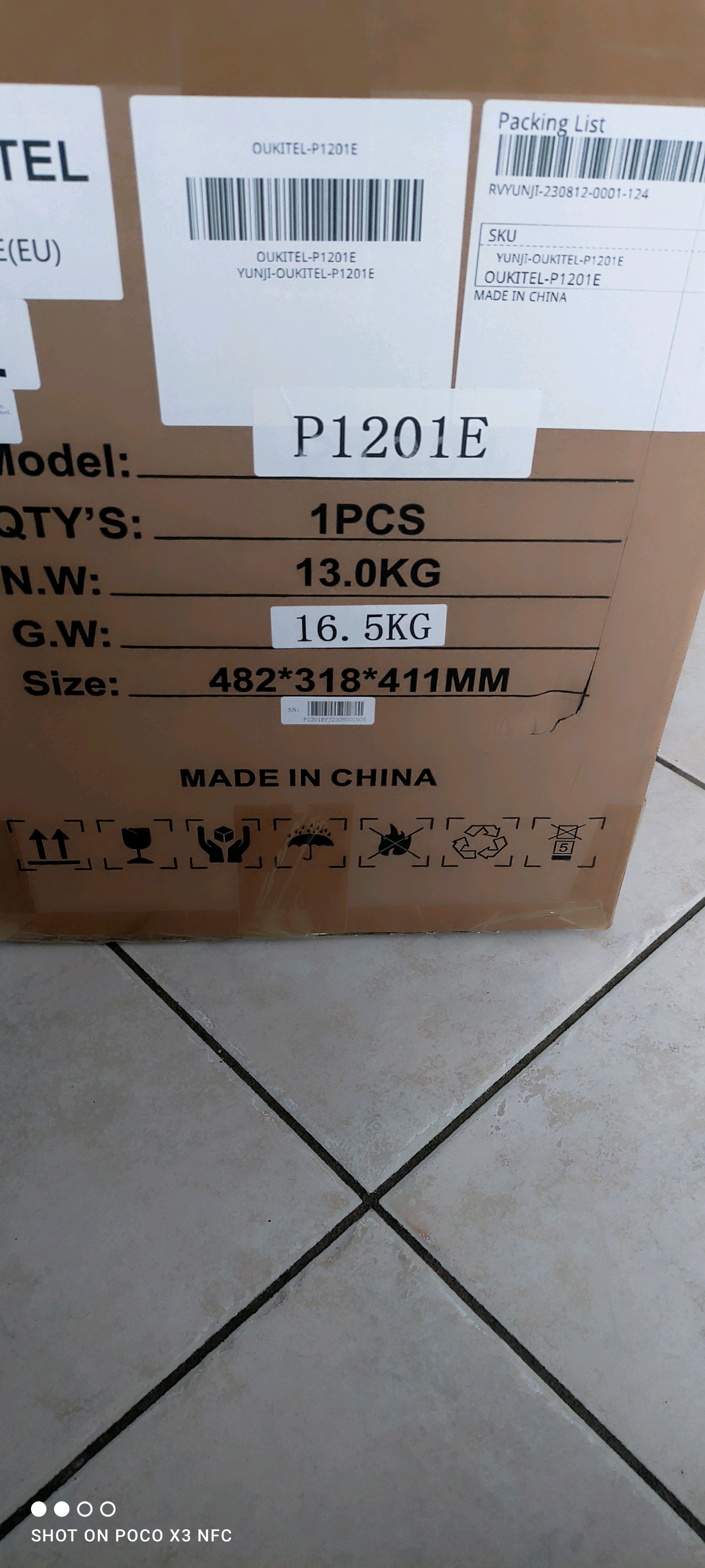 OUKITEL P1201 1200W 960Wh Portable Power Station