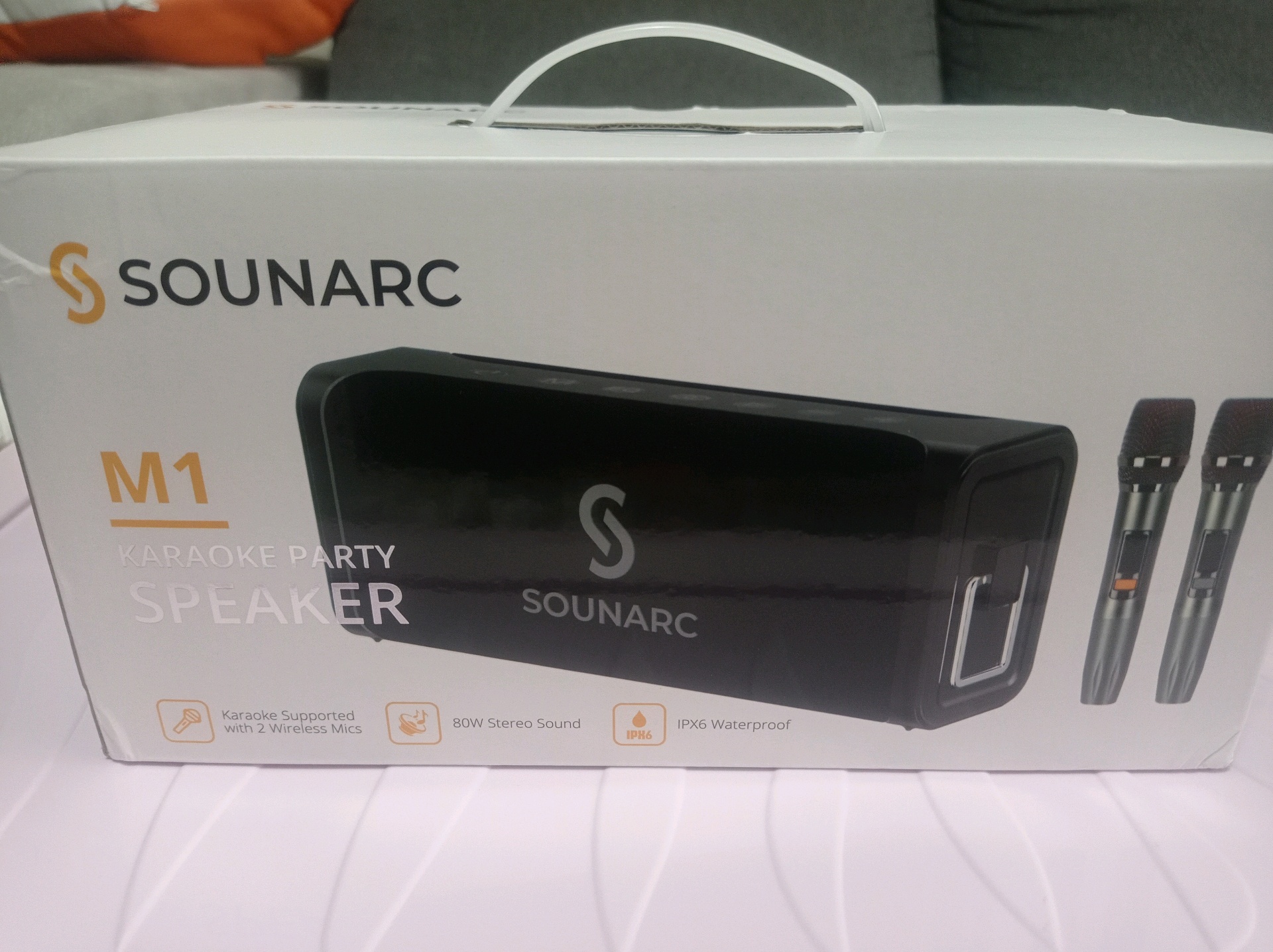 SOUNARC M1 80W Speaker with 2 Microphones