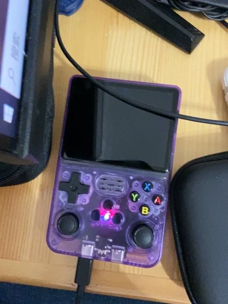 R36S Game Console 128GB 20000 Games 20 Emulators Purpls