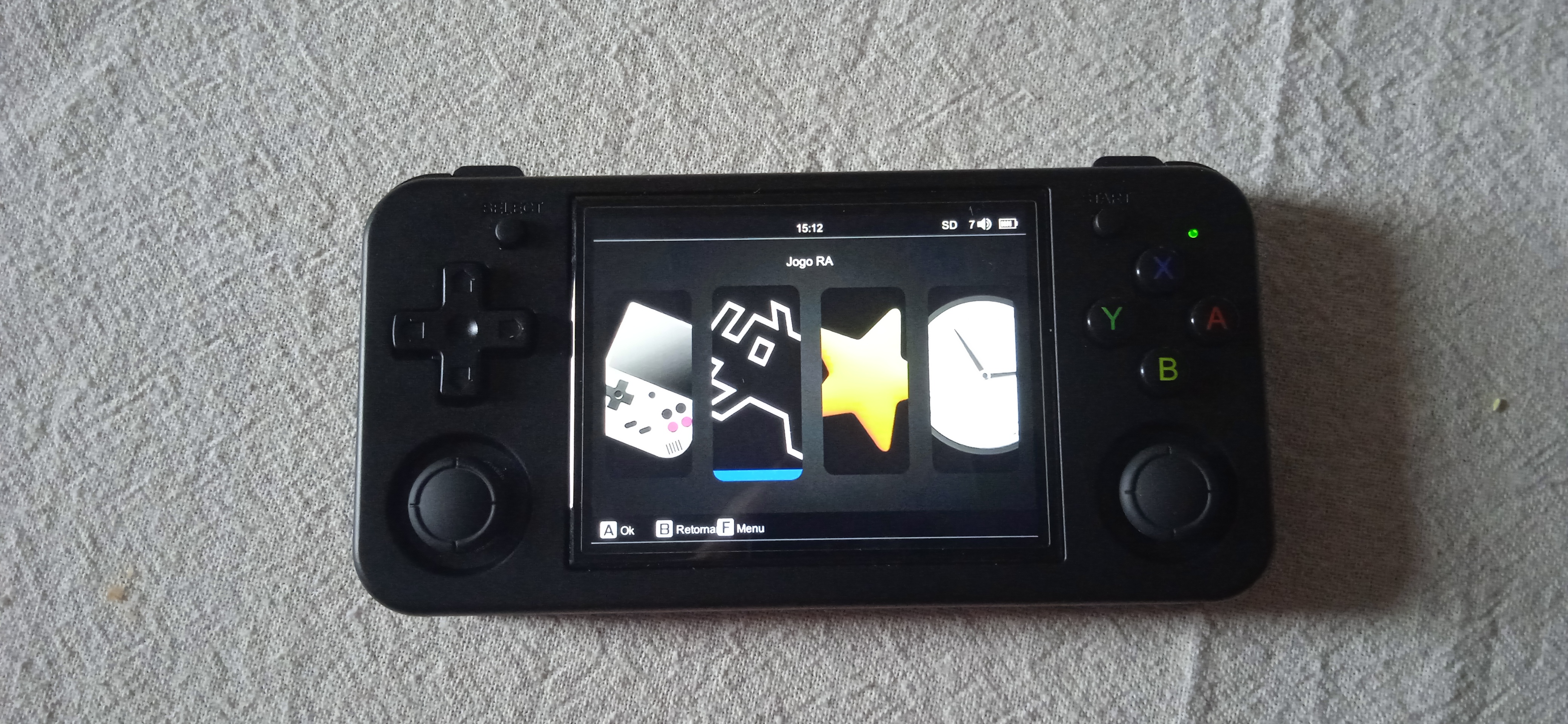 ANBERNIC RG35XX H Game Console 32GB + 64GB TF Card witth 5000+ Games Black