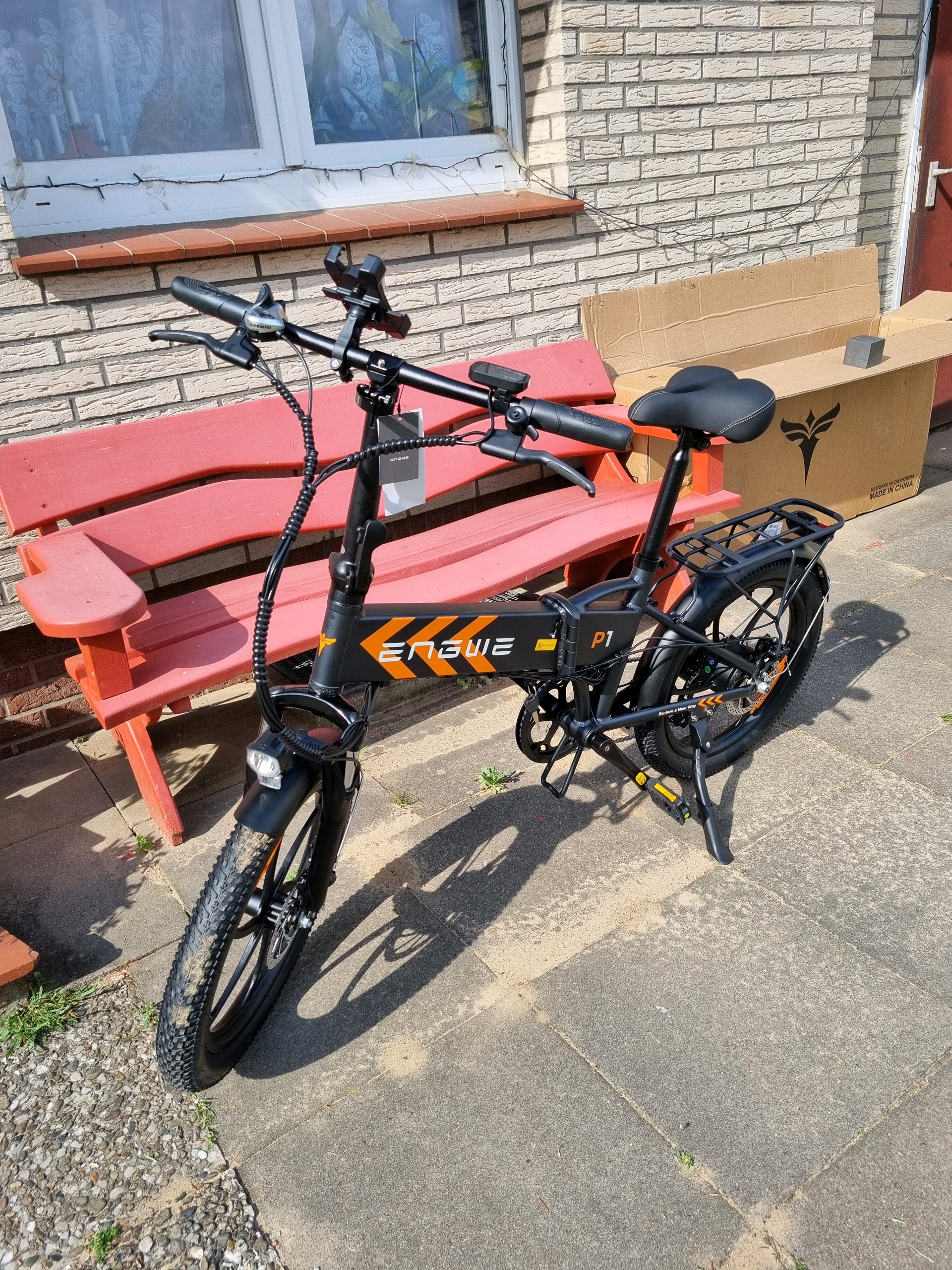 ENGWE P1 Electric Bike 12.5Ah 250W Motor Silver | Europe