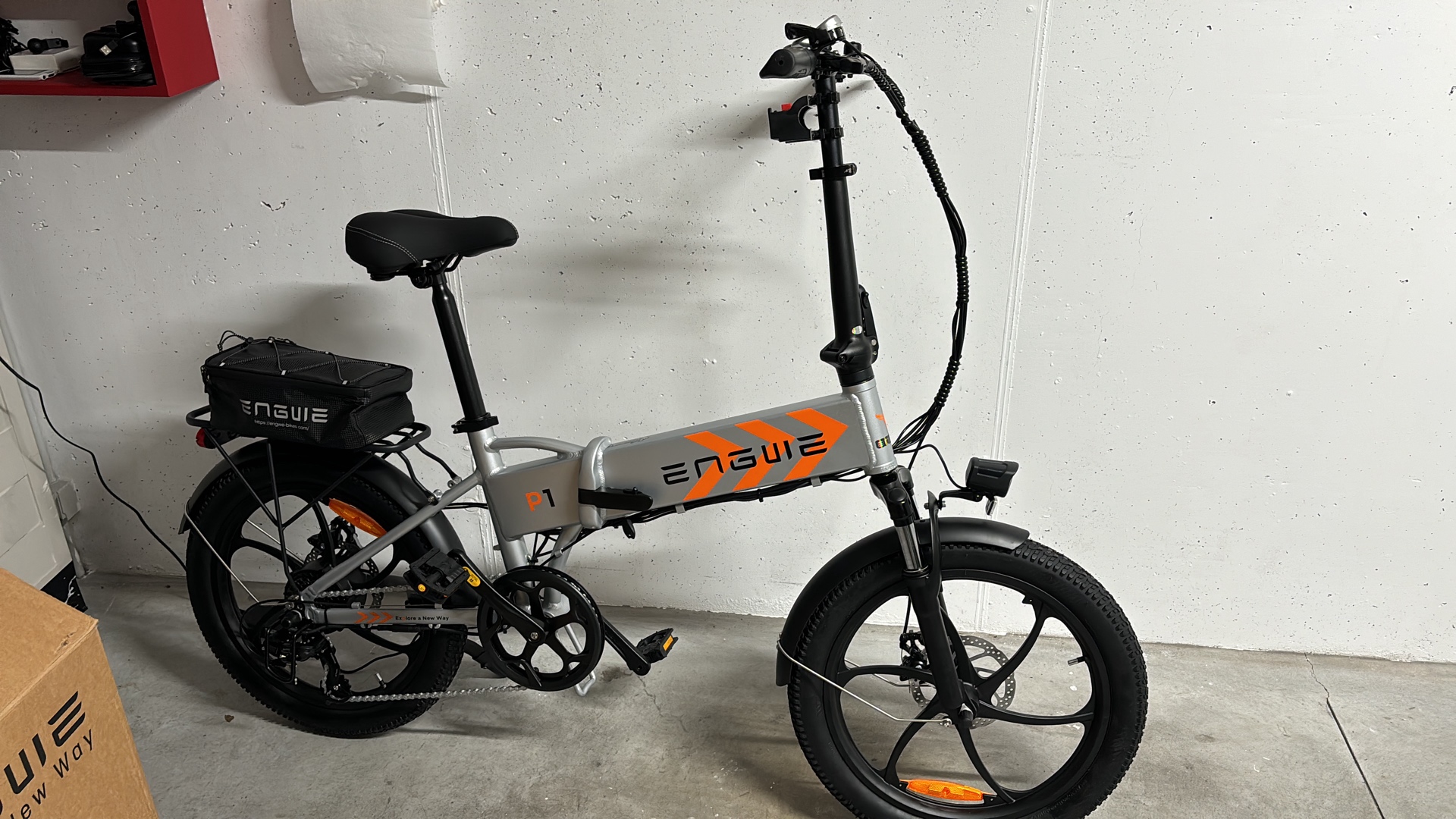 ENGWE P20 Electric Bike 9.6Ah 250W Torque Sensor Carbon Belt Green | Europe