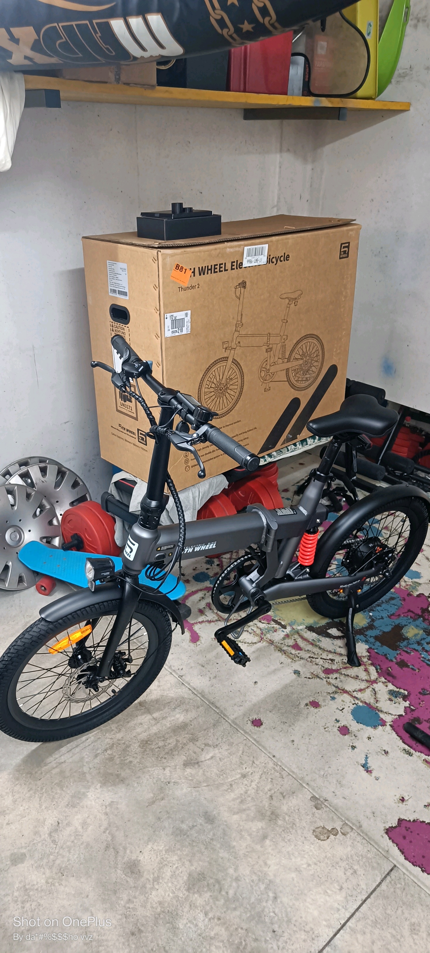 5TH WHEEL Thunder 2 Electric Bike 20-inch 80km Max Range 6-Gear