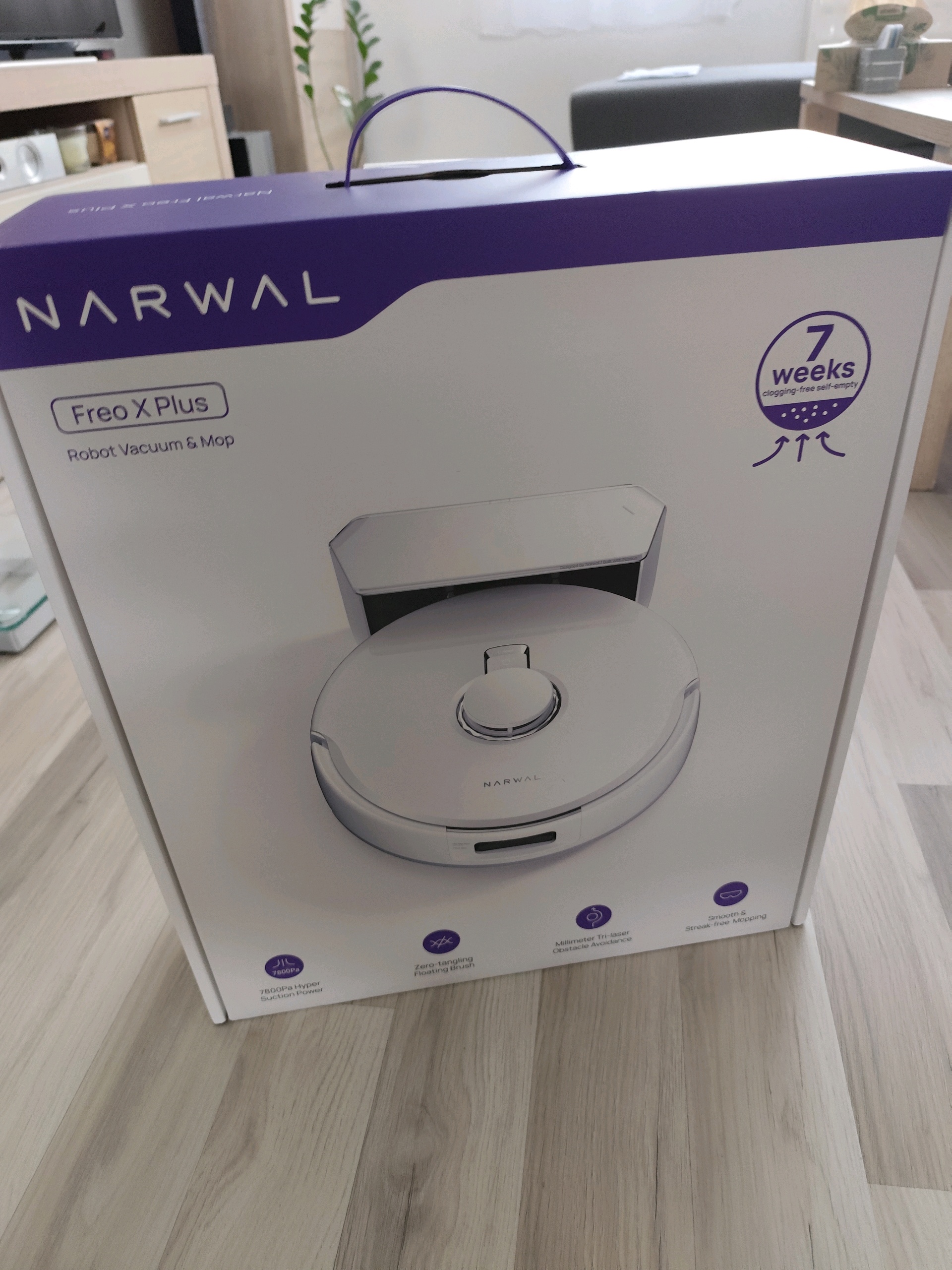 Narwal Freo X Plus Robot Vacuum Cleaner and Mop Built-in Dust Emptying | Poland