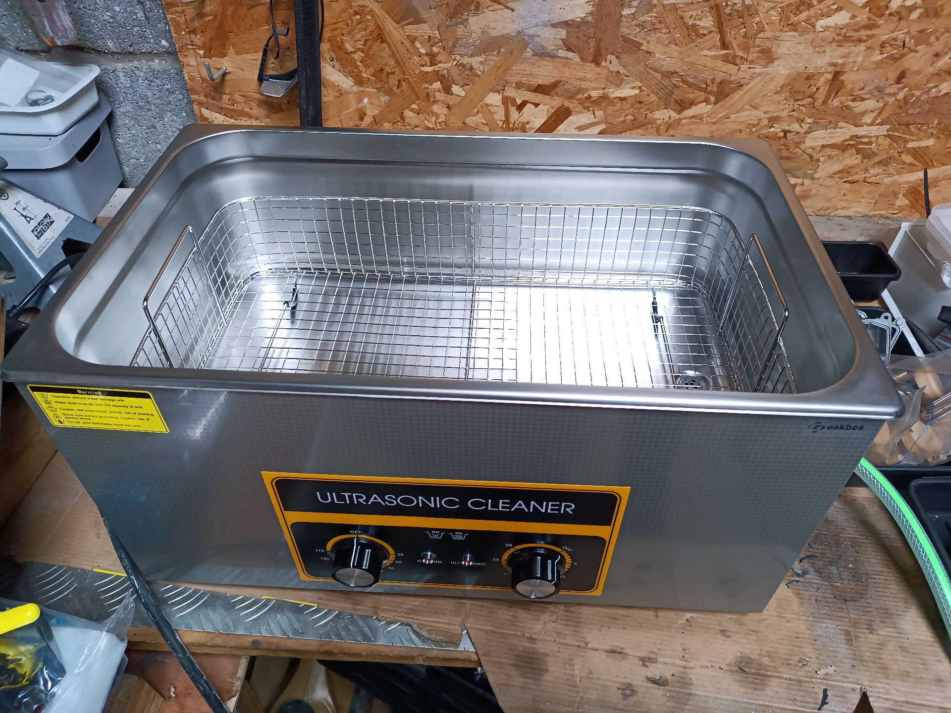 Geekbes 22L Ultrasonic Cleaner with Mechanical Knob 480W