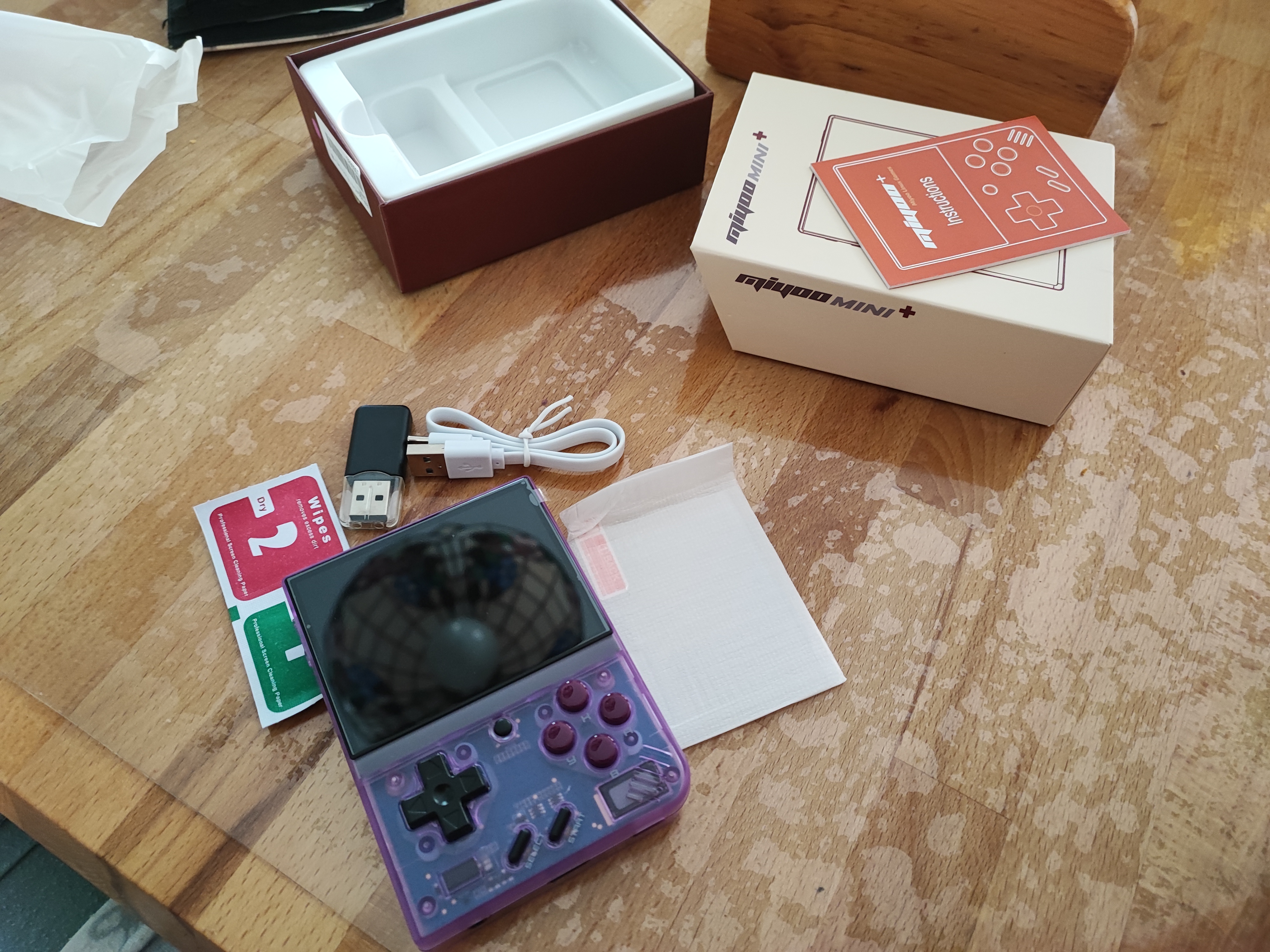 MIYOO Mini Plus Game Console without Games Preinstalled