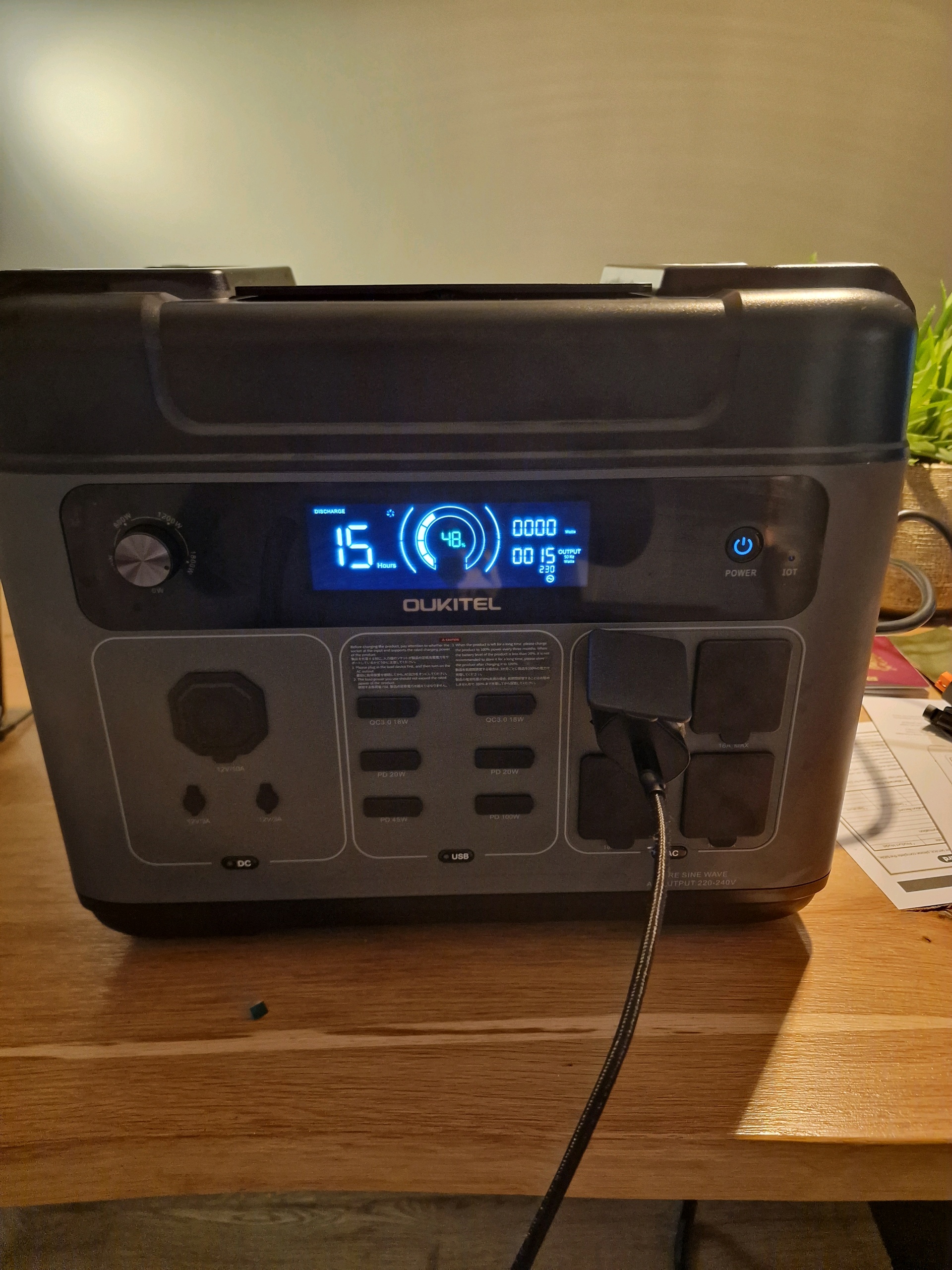 OUKITEL P2001 Plus Portable Power Station + PV200 Solar Panel | Europe