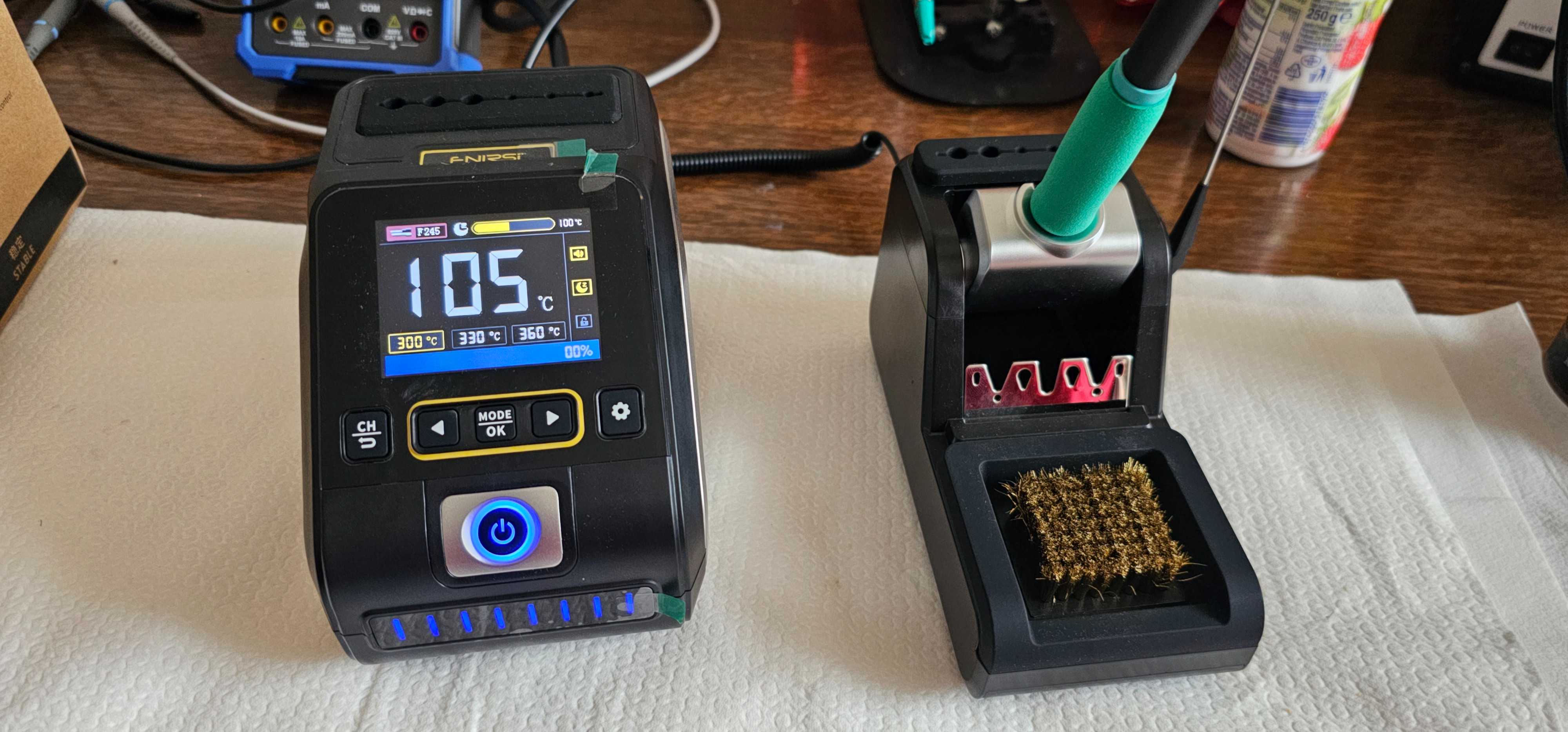 FNIRSI DWS-200 F245 Standard 200W Soldering Iron Station Kit