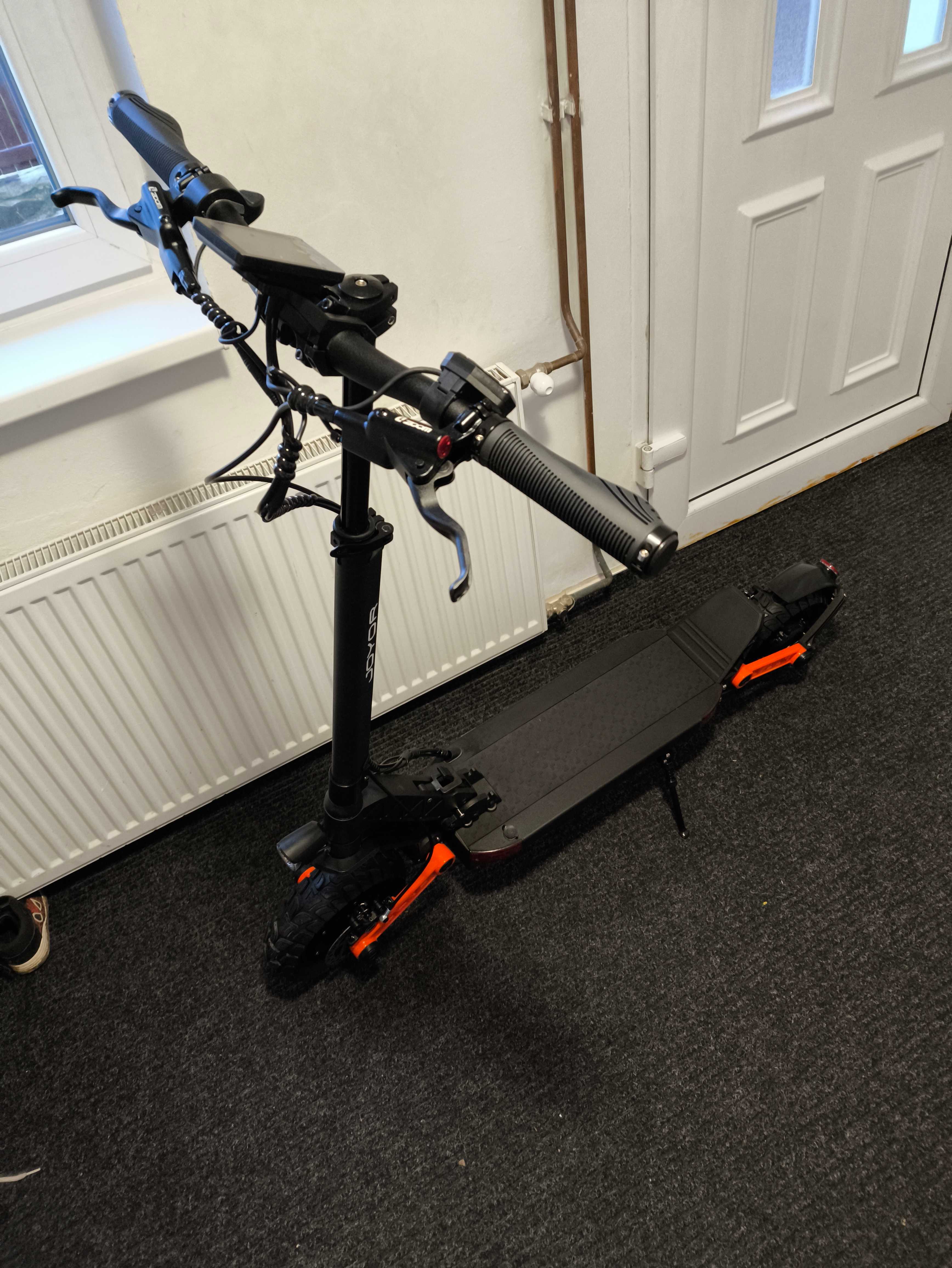 JOYOR S10-S-Z Electric Scooter 10in 60V 18Ah 2*1000W Motor Black